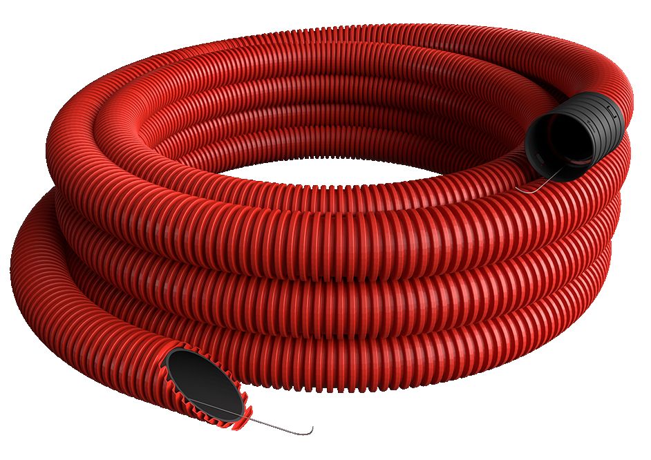 EVOCAB FLEX gofrēta caurule/ kabeļu gofra, DN/OD 75 mm, N 450, 50 m ...